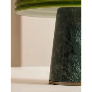 SOHO HOME Cassie Glass And Marble Table Lamp 40cm