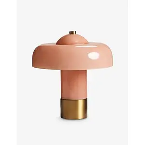SOHO HOME Giovanni Moulded-glass Table Lamp - Dusky Pink