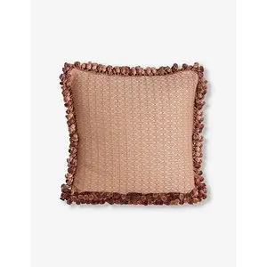 SOHO HOME Lera Jacquard-pattern Square Woven Cushion 50cm X 50cm - Multi
