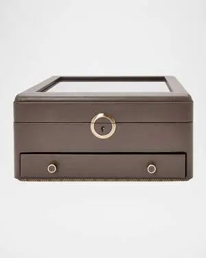 Wolf WOLF Earth Watch Stand Box - Coffee