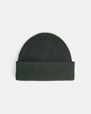 Everlane Cabin Beanie Heathered Dark Sea