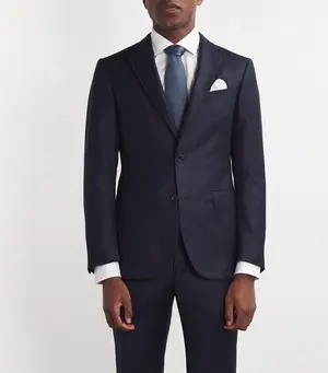Brioni Cotton Pocket Square