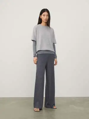 LISA YANG The Cila T-shirt - Dove Grey