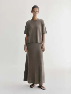 LISA YANG The Cila T-shirt - Truffle