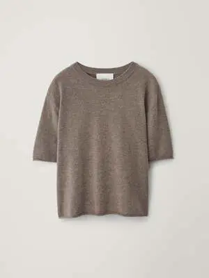 LISA YANG The Cila T-shirt - Truffle