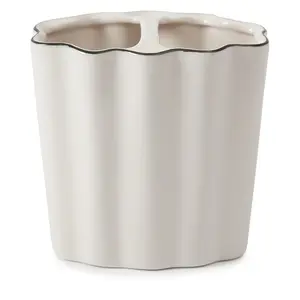 KASSATEX Le Marais Toothbrush Holder - White/ Black