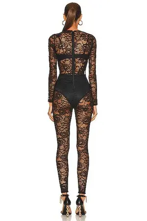 FLEUR DU MAL Lace Catsuit