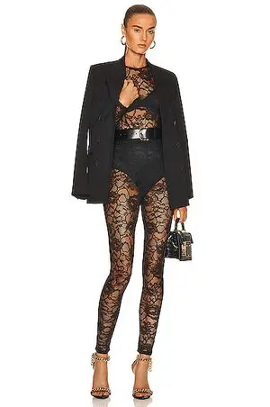 FLEUR DU MAL Lace Catsuit