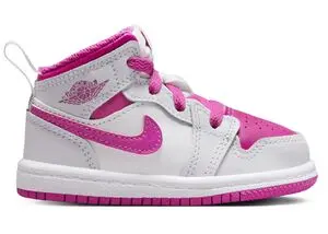 JORDAN 1 Mid Sneakers - Iris Whisper/white/fire Pink