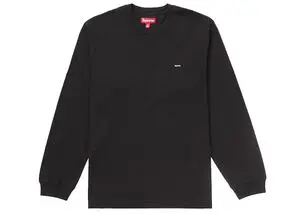 Supreme Small Box Long Sleeve Tee Shirt - Black
