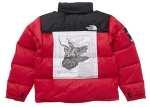 Supreme The North Face Nuptse Jacket - Red
