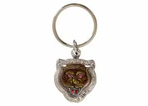 Supreme Tiger Keychain - Silver