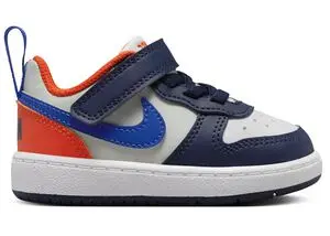 Nike Court Borough Low Recraft - Midnight Navy Blue/team Orange/light Silver