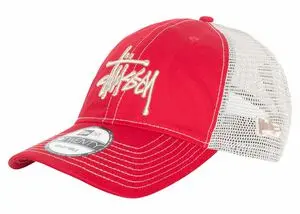 StÜssy New Era 9twenty Basic Trucker - Scarelet Red