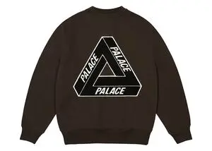 PALACE Chenille Triferg Crew - Black
