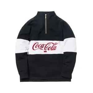 Kith X Coca-cola Quarter Zip Rugby - Black