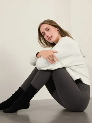 Athleta Cloud Scrunch Sock - Black