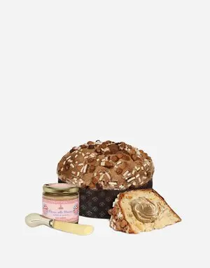 Dolce & Gabbana Panettone With Sicilian Hazelnuts With A Velvety Sicilian Manna Cream