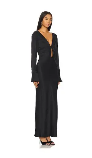 Lpa Ellera Midi Dress In Black - 6% Off | Editorialist