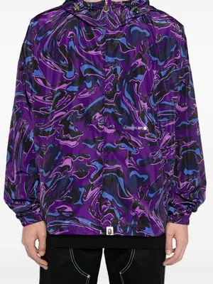 A BATHING APE® Camo-print Hooded Jacket