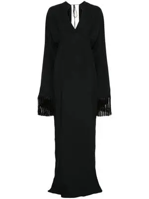 Taller Marmo V Neck Evening Dresses