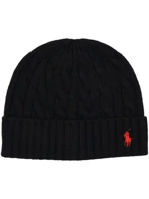 Polo Ralph Lauren Polo Pony Beanie - Black