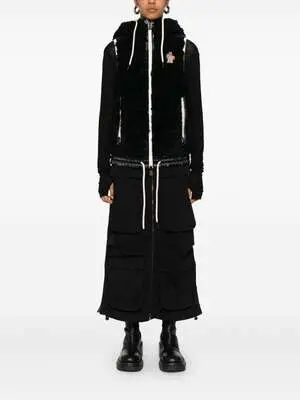 Moncler Padded Zip-up Gilet - Black