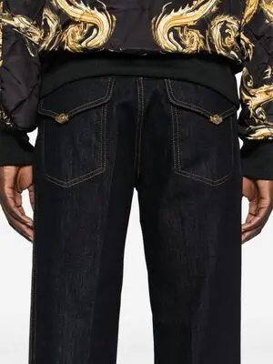 Versace Mid-rise Tapered Jeans