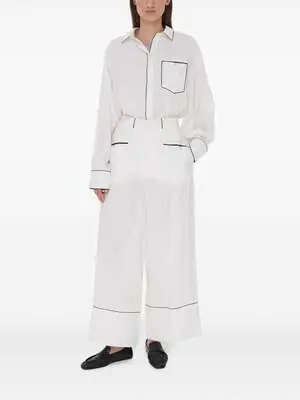 A.M.G. Piped-trim Trousers