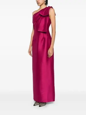 Sleeveless Gown with Sash Detail