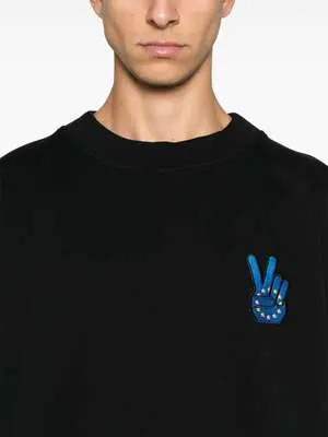 Études Studio Peace Sign Embroidered Sweatshirt