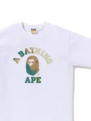 A BATHING APE Logo-print T-shirt - White