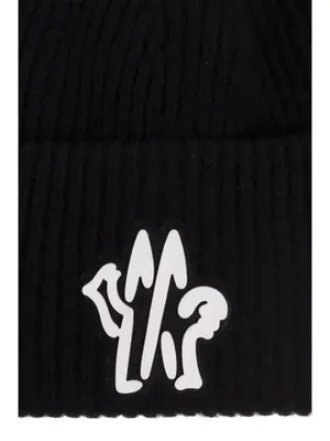 Moncler Logo Patch Beanie