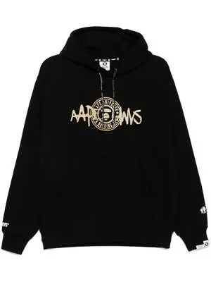 AAPE BY *A BATHING APE Logo Print Hoodie