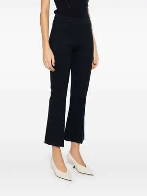 BLANCA VITA Flared Trousers - Blue