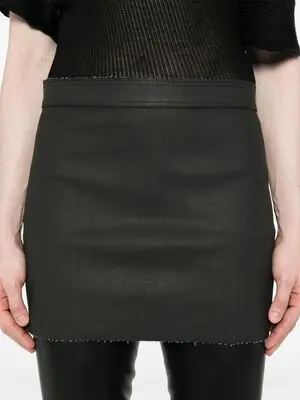 Rick Owens Denim Mini Skirt