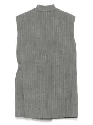 BOSS Pinstripe Virgin Wool Waistcoat