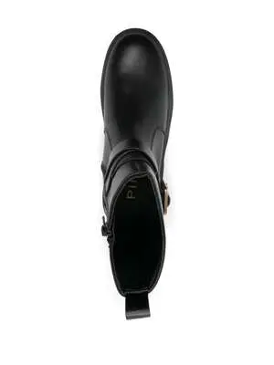 Pinko Leather Ankle Boots