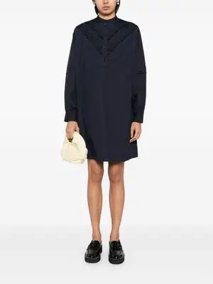 Maison Kitsuné Craft Embroidery Shirt Dress
