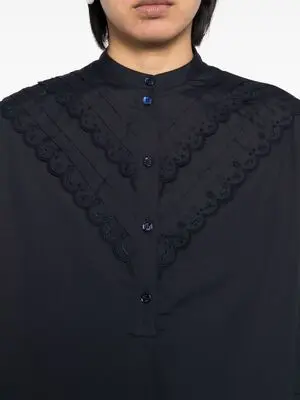 Maison Kitsuné Craft Embroidery Shirt Dress