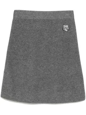 Maison Kitsune Ribbed Skirts