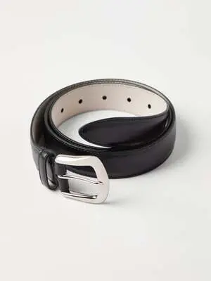 Brunello Cucinelli Leather Belt - Black