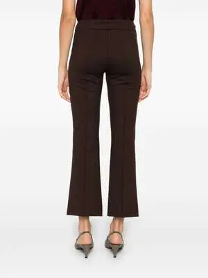 BLANCA VITA Flared Trousers - Brown