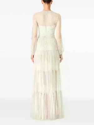 Jenny Packham Tramar Embellished Gown - Neutrals