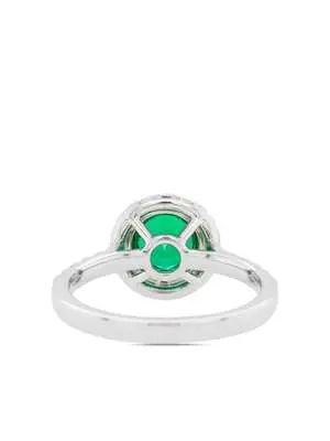 HYT JEWELRY 18k Gold, Diamond, And Emerald Ring