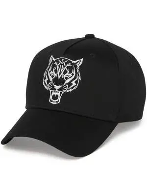 PLEIN SPORT Tiger Baseball Cap - Black