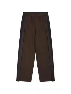 JNBY Patchwork Straight Trousers - Brown