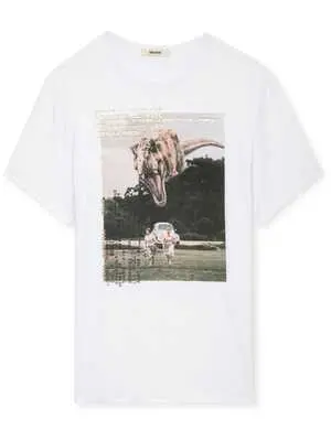Zadig&Voltaire Ted Photoprint T-shirt - White