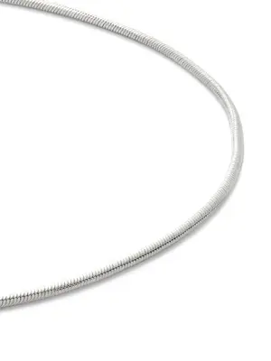 Monica Vinader Tone Sterling Snake Chain Necklace - Silver