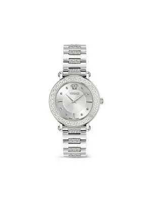 Versace Greca Sphere 35mm Watch - Grey